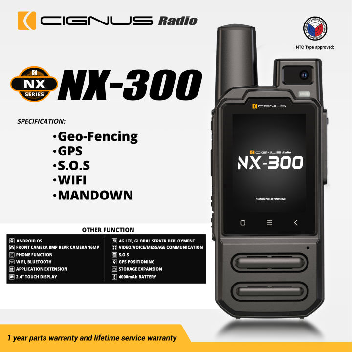 CIGNUS NX-300 (POC Two way Radio) | Lazada PH
