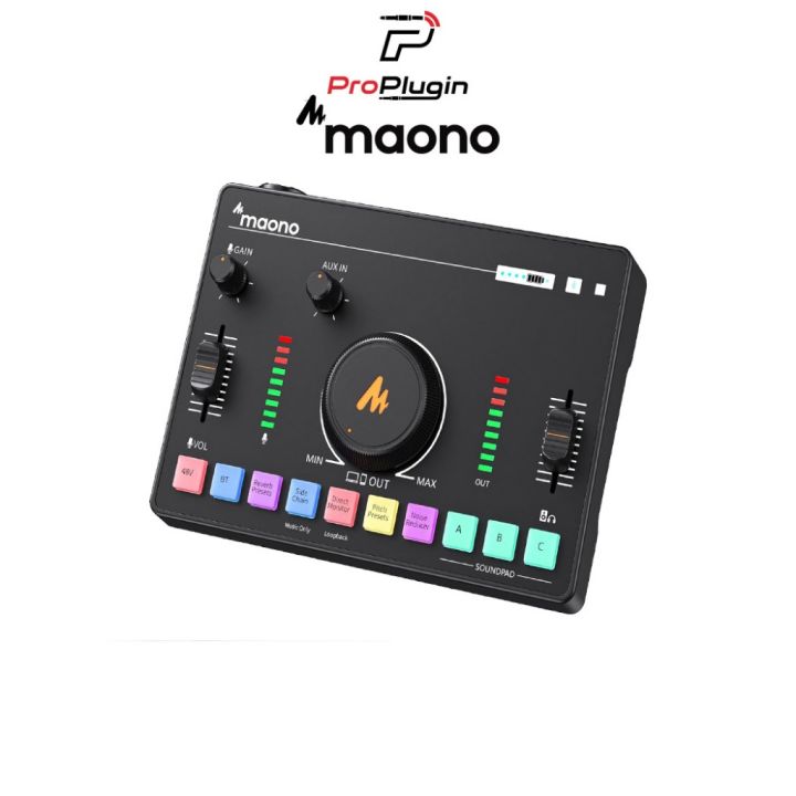 Maono AMC2 NEO พอดแคสมิกซ์เซอร์ มีปุ่มควบคุมเสียงเอฟเฟค ใช้งานง่าย (ProPlugin) | Lazada.co.th