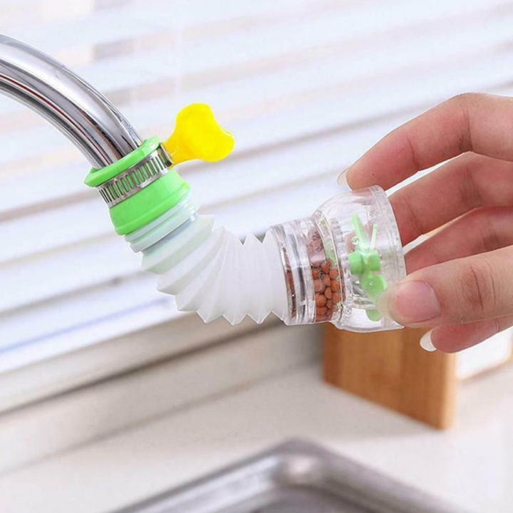 Sambungan Kran FLEXIBLE Filter Air Anti Splash Shower Penyambung Keran ...