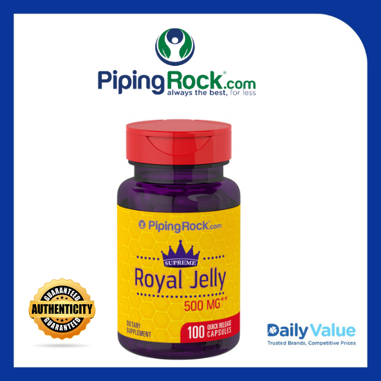 Pipingrock Royal Jelly 500mg, 100 capsules(01/2024 expiry) | Lazada PH