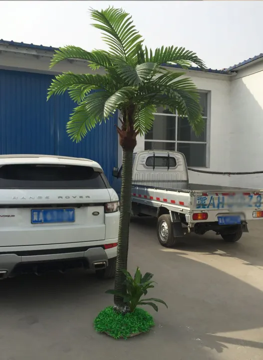 Imitation coconut tree fake coconut tree large shopping mall props with ...