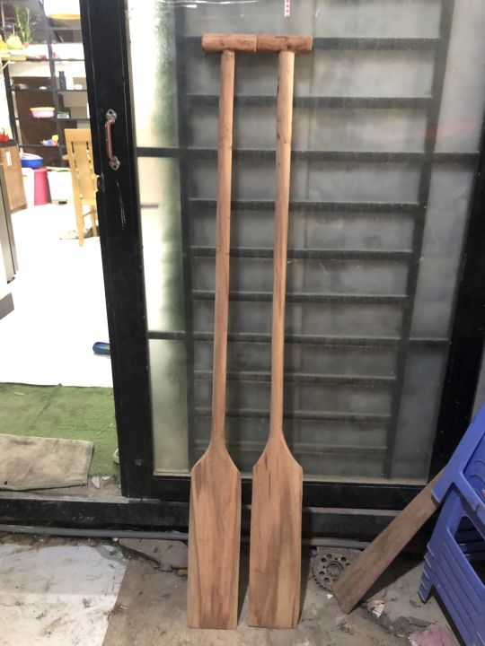 Mái chèo gỗ bản lớn chữ T dày bền đẹp tại Ông Giàu Yacht | Lazada.vn