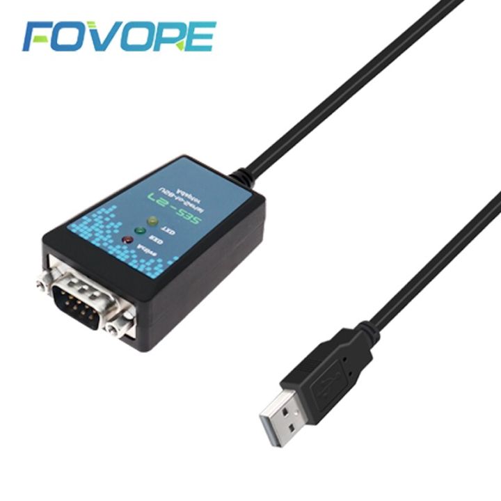 USB RS232 Adapter USB 2.0 To RS-232 Male 9 Pin DB9 Serial Cable With FTDI Chipset Supports Win10 ...