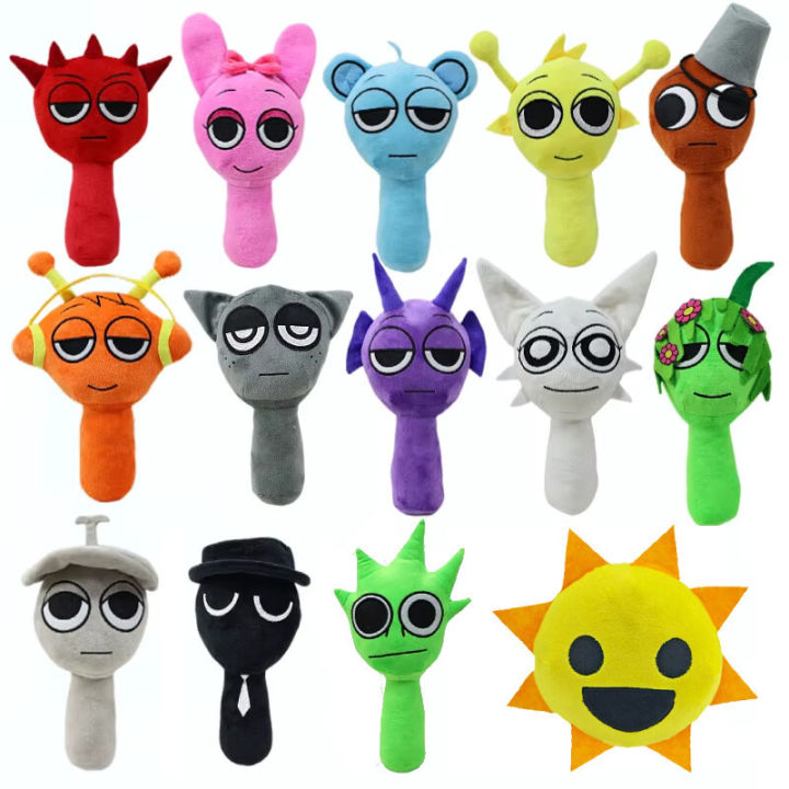 Incredibox Sprunki Plush Toy Doll Horror Game Wenda Gray Oren Raddy ...