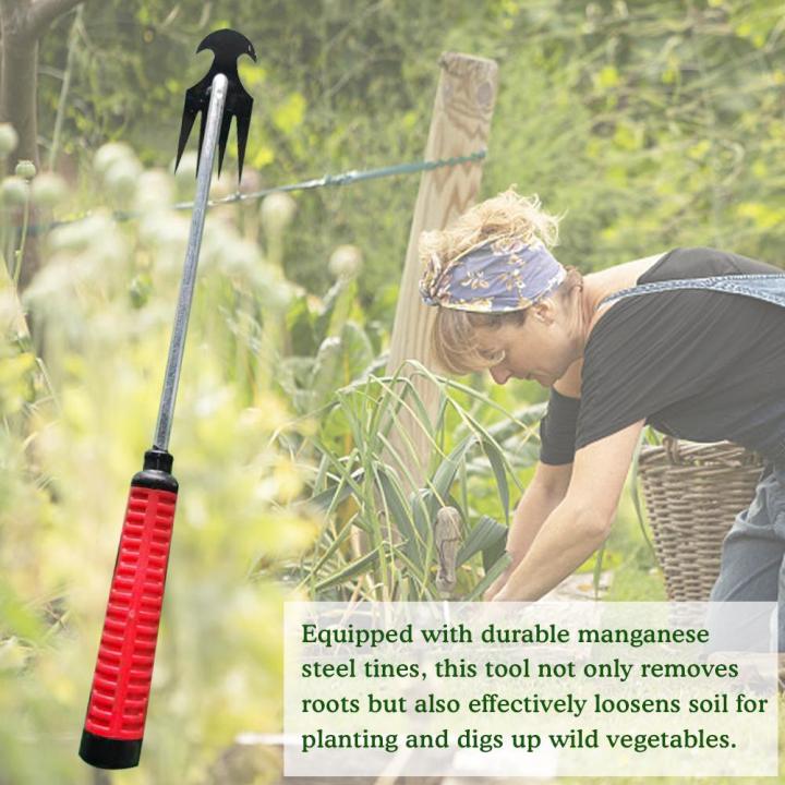 Garden Weeding Rake Small Hand-Held Steel Rake Garden C1X7 The Soil ...