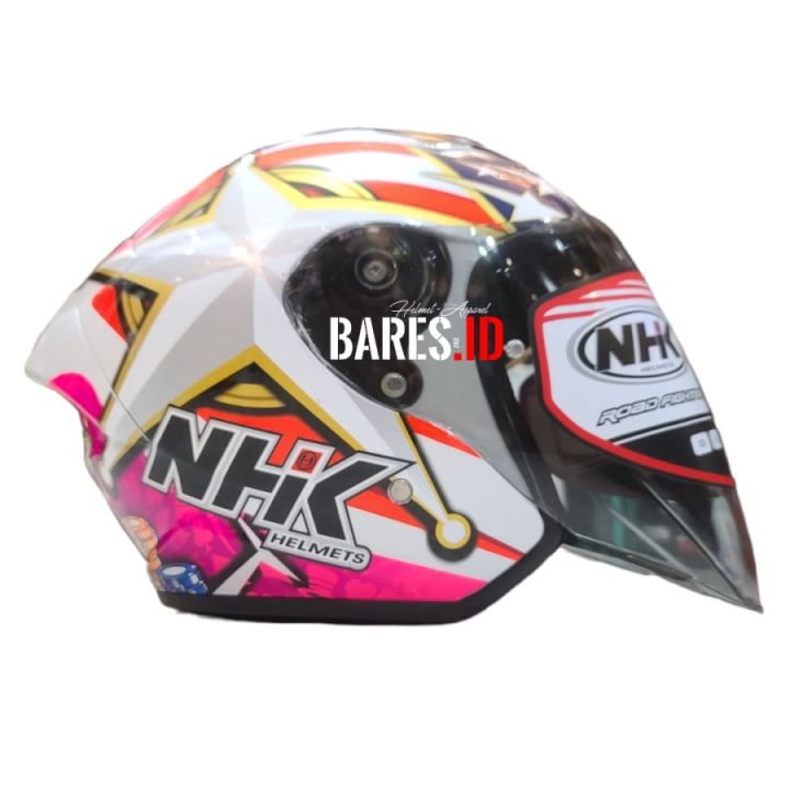 Helm Nhk S1 GP Pro Alonso 7 Half Face | Lazada Indonesia