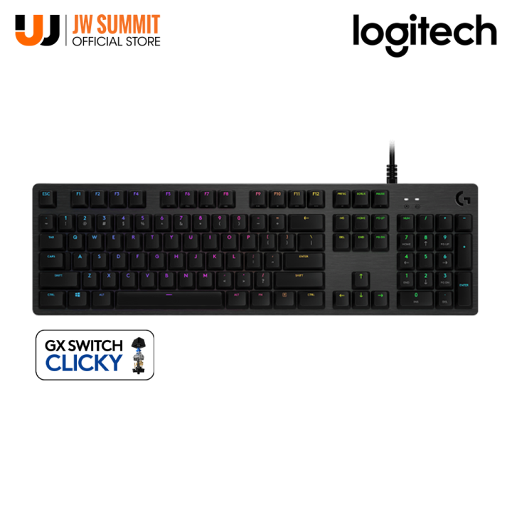 Logitech G512 Carbon Lightsync RGB GX Switch Wired Mechanical Gaming ...