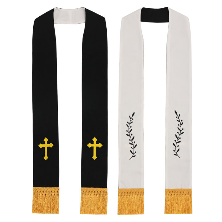 BLESSUME Church Pastor Clergy Stole Reversible Stole Clergy Liturgical ...
