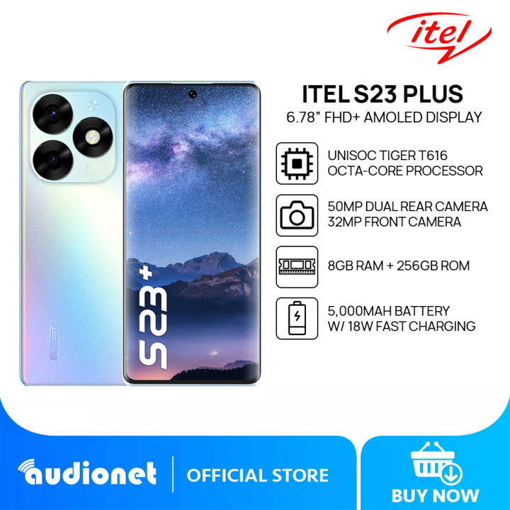 Itel S23 Plus Smartphone | 8GB+256GB | Unisoc T616 | 6.78” FHD+ AMOLED ...