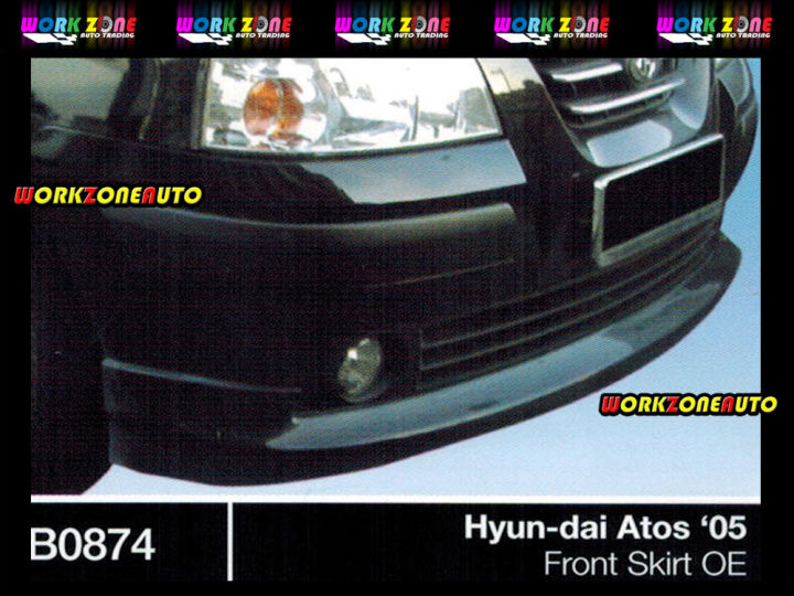 B0874 Hyundai Atos 05 & Above Fiber Front Skirt OEM Body kit Bodykit ...