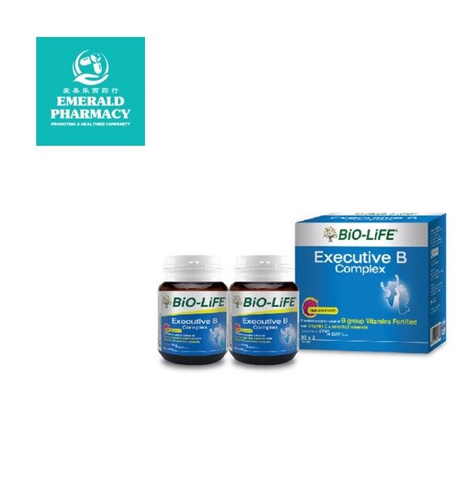BiO-LiFE Executive B Complex 2 x 30 tablets | Lazada