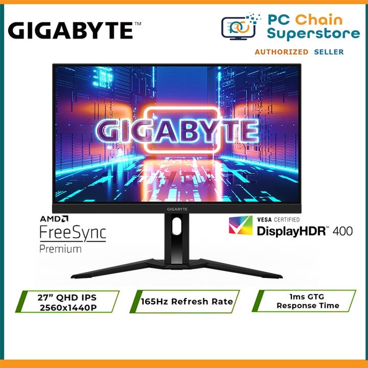 Gigabyte M27Q V2 Rev 2.0 / M27Q P KVM Gaming Monitor - 27" QHD IPS ...