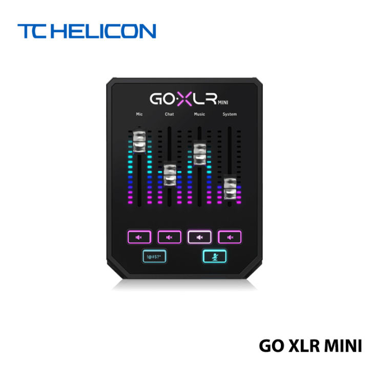 TC Helicon GO XLR MINI USB audio interface / mixer for Livestreamer ...