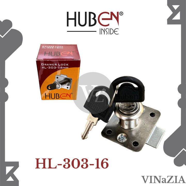 KUNCI LACI HUBEN HL 303-16mm / LEMARI HUBEN DRAWER LOCK HL 303-16mm ...