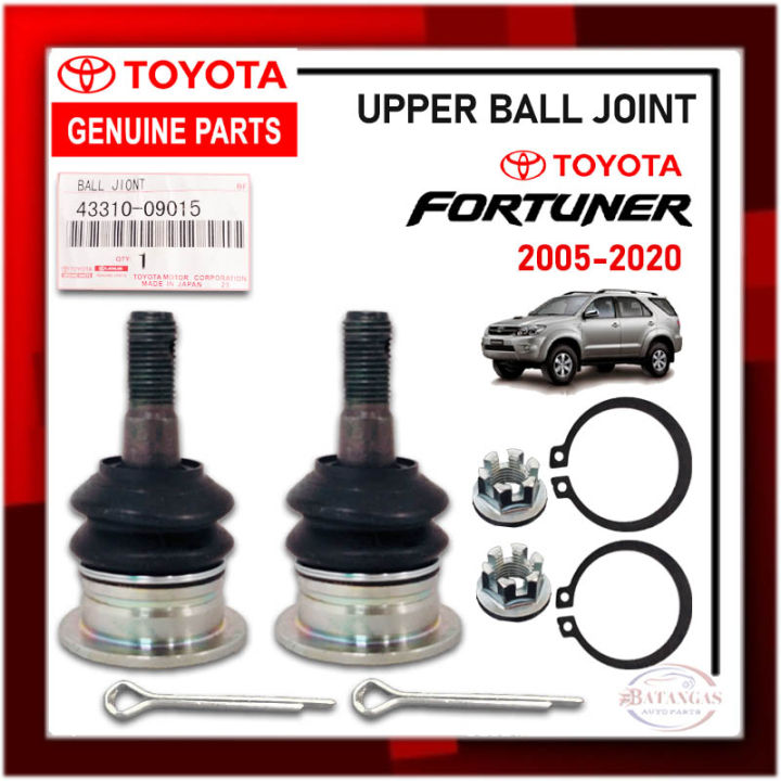 TOYOTA GENUINE UPPER BALL JOINT TOYOTA FORTUNER 2005-2020 (2PCS) PART ...