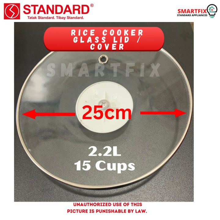 Standard Rice Cooker Cover dor Standard ONLY GLASS Cover LID ...