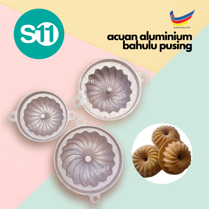 SS Acuan Kuih Bakar Bahulu Pusing Bentuk Jelly | Lazada
