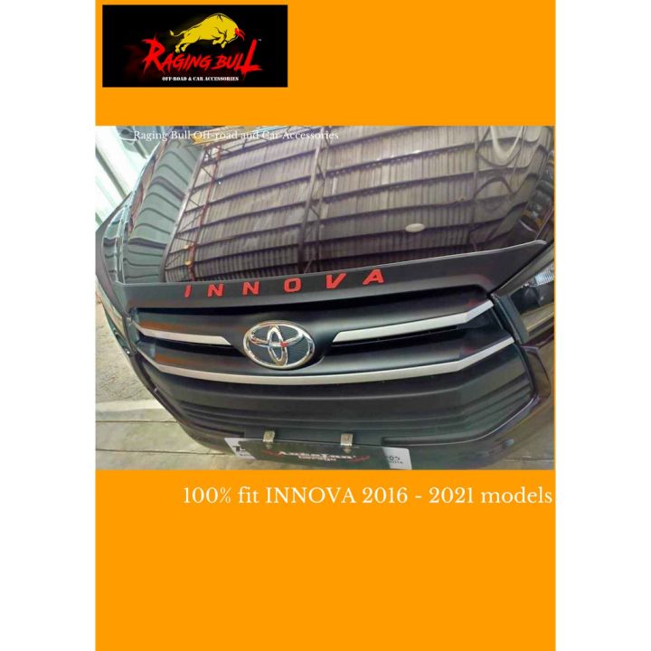 COD 2016 - 2024 Innova Hood Guard Lip - Front Lip Hood Shield - Red ...