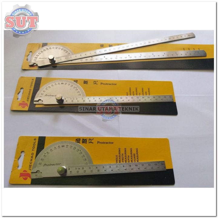 Protractor Busur derajat alat ukur sudut penggaris sudut derajat ...