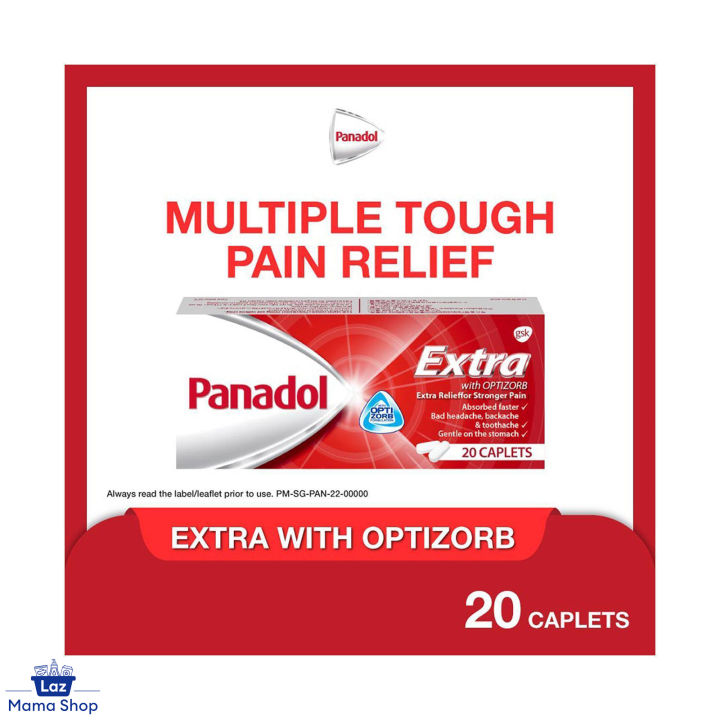 Panadol Extra For Migraine Headache Joint And Muscle Pain Backache ...