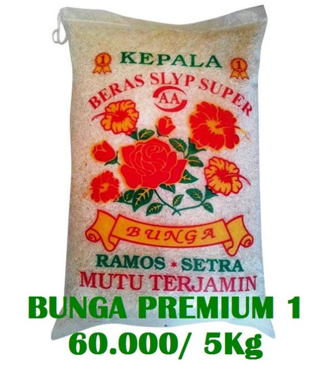 Beras Ramos Premium 1 Bunga 5 Kg | Lazada Indonesia