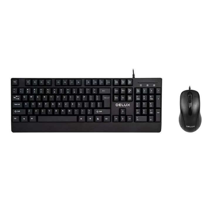 Delux K6002+M136BU Wired Keyboard w/Mouse | Lazada PH