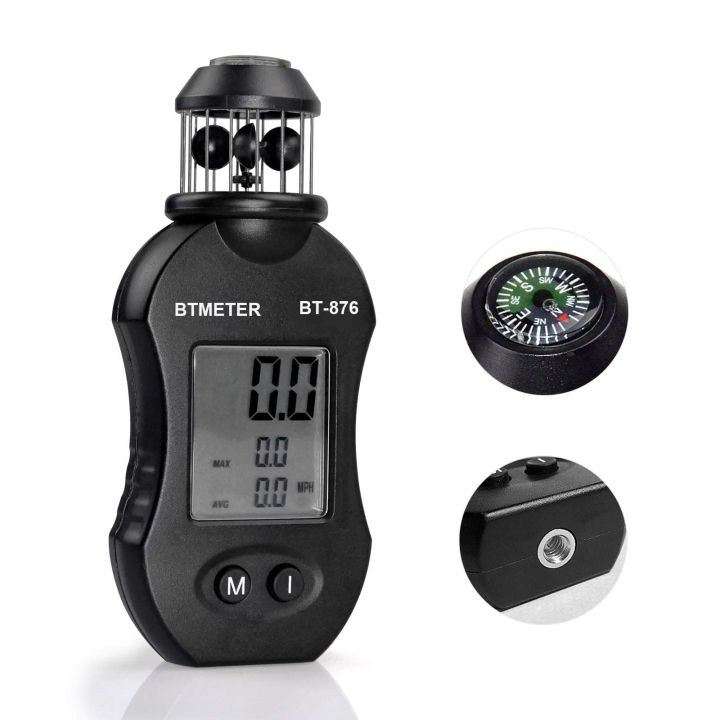 Anemomete Digital Cup Anemometer Air Flow Meter For Measuring Air Speed ...
