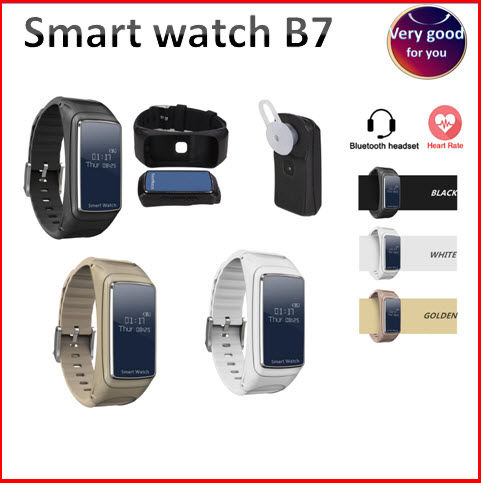 Smart watch B7 (เป็นได้ทั้งนาฬิกา มีฟังก์ชันออกกำลังกาย หรือจะเปลงเป็น ...