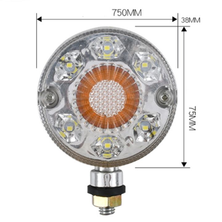 【Clearance sale】 2pcs 3'' Truck Trailer Side Maker Truck Roof Lights 24v Ip65 26led For Scania ...