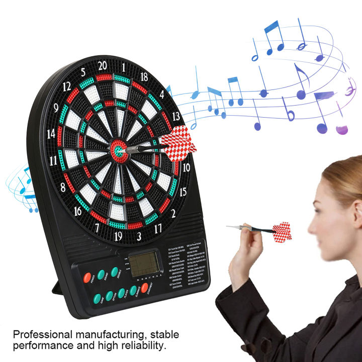 Digital Score Display Dartboard Electronic Dart Board with Lcd Display ...