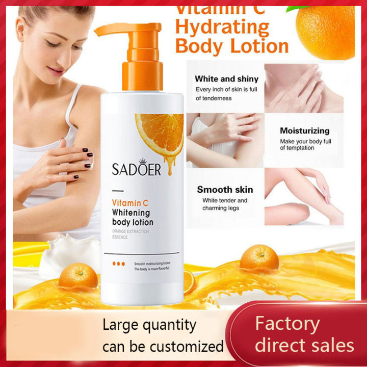 [SADOER] Vitamin C Body Lotion - For All Skin Types, Whitening & Hydrating, Smooths & Fights ...