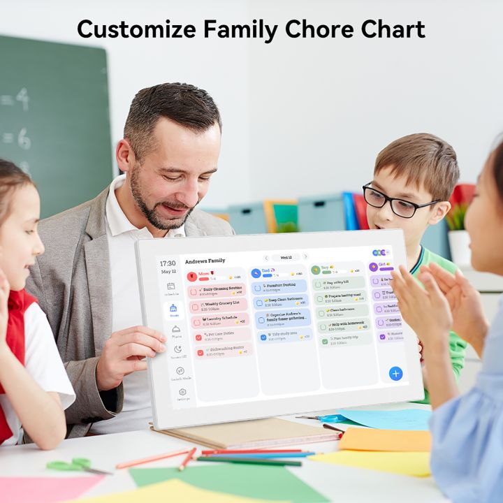 Digital Calendar Planner Chore Chart 15.6-inch 1080P Full HD Touch ...