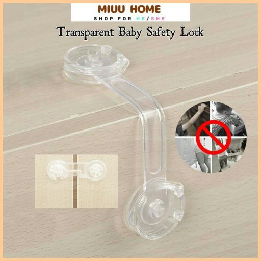 Child Lock Multifunction Transparent Double-sided Adhesive Baby Safety ...