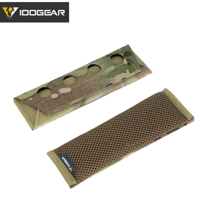 IDOGEAR Tactical FERRO Vest Shoulder Pads Set 500D Nylon Laser Cut Hook ...