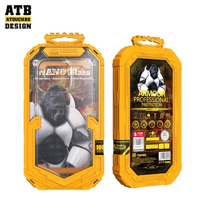 ATB DESIGN (22A) KING KONG TRANSPARENT IP 14 14PRO 14PROMAX 15 15PRO ...