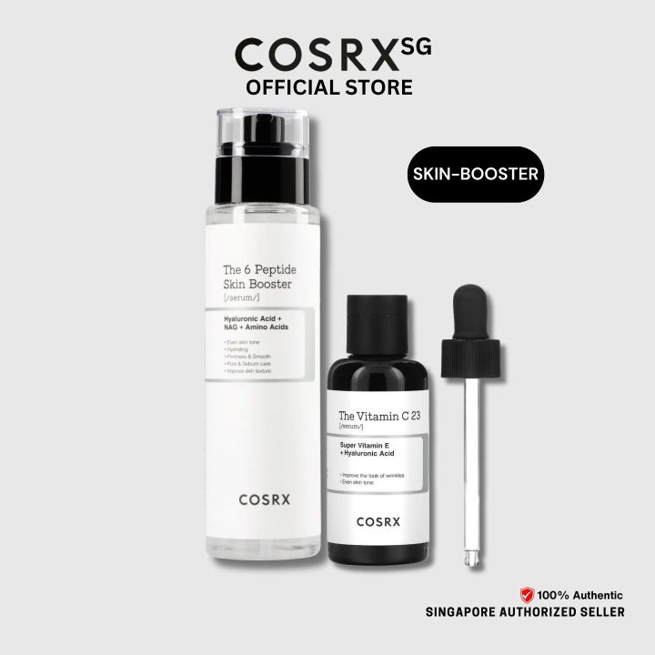 Cosrx RX-Skin Booster(6 Peptide Serum 150ml +Vitamin C 23%) | Lazada Singapore
