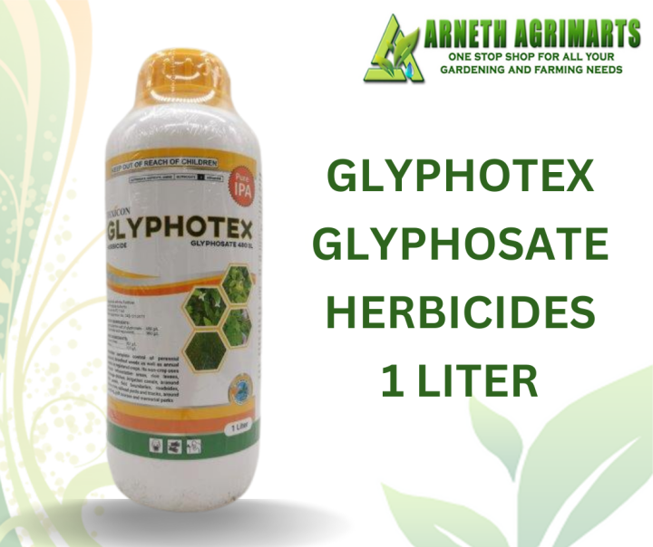 TEXICON GLYPHOTEX GLYPHOSATE 480 SL NON SELECTIVE HERBICIDE 1 LITER ...