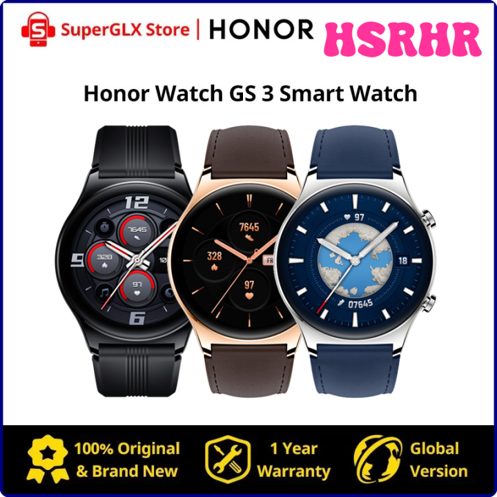 HSRHR Global Versio HONOR Watch GS 3 GS3 3D-Curved Glass SmartWatch GS3 ...