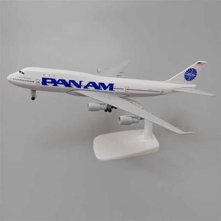 20cm Alloy Metal USA Air Pan American World Airways PAN AM Boeing 747 ...