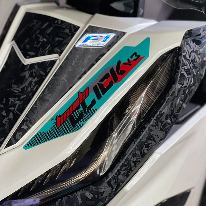 HONDA CLICK V3 FRONT PRINTED DECALS AVAILABLE ALL COLORS | Lazada PH