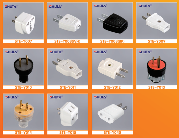 SHUTA Plugs and Adapters Heavy/Multiple Styles of Practical, Universal ...