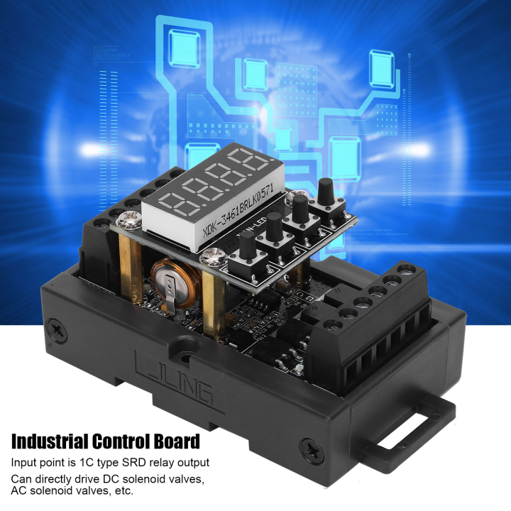 PLC Industrial Control Board Digital Tube Integrated Module with Shell JL1N-10MTY DC10-28V ...