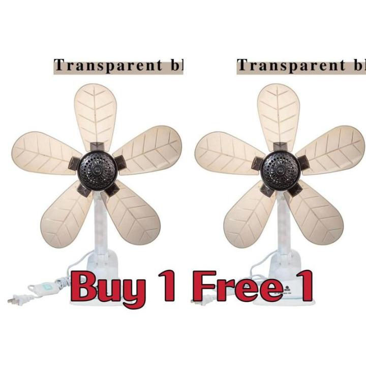 CG CHENG #12CM Blades Fan Anti-Heat Table Clip Fan 5 Blades Mini Home ...
