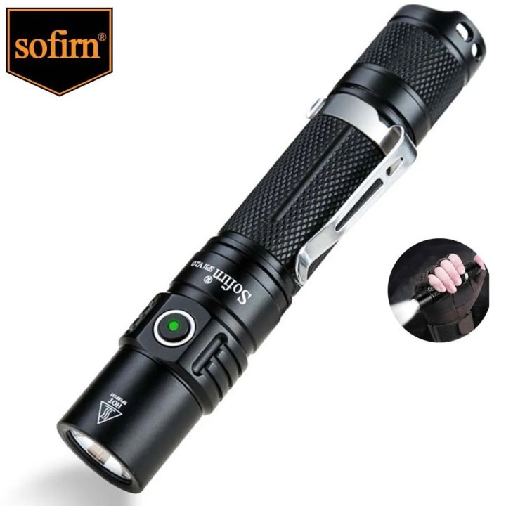 Sofirn SP31 V2.0 Powerful Tactical LED Flashlight 18650 XPL HI 1200lm ...