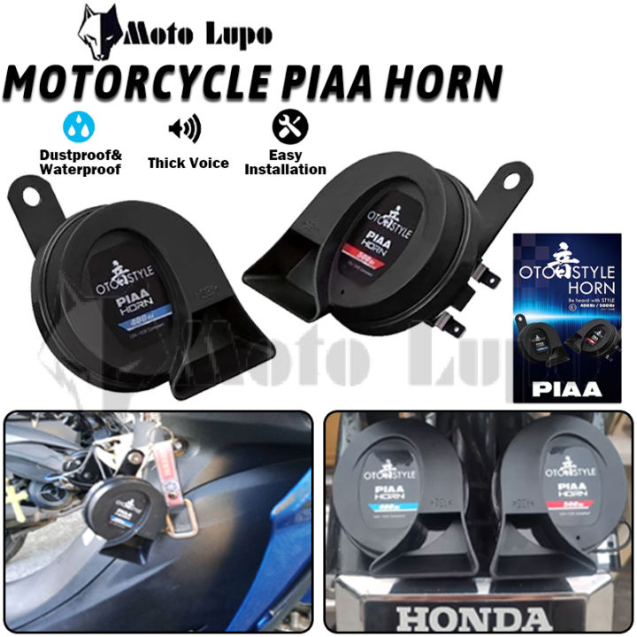 Moto Lupo Motorcycle Horn 12v Original Horn 400Hz/500Hz 2PCS | Lazada PH