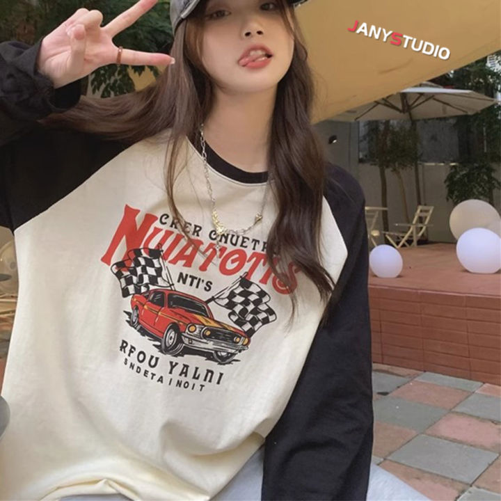 ผู้หญิงเสื้อสีทึบท็อปส์แขนยาวแฟชั่นฤดูใบไม้ร่วง และฤดูหนาว สําหรับ ...