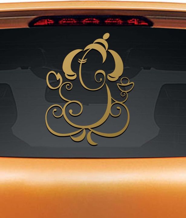 Shining Ganesha Car Sticker/ Vinayagar car window sticker | Lazada