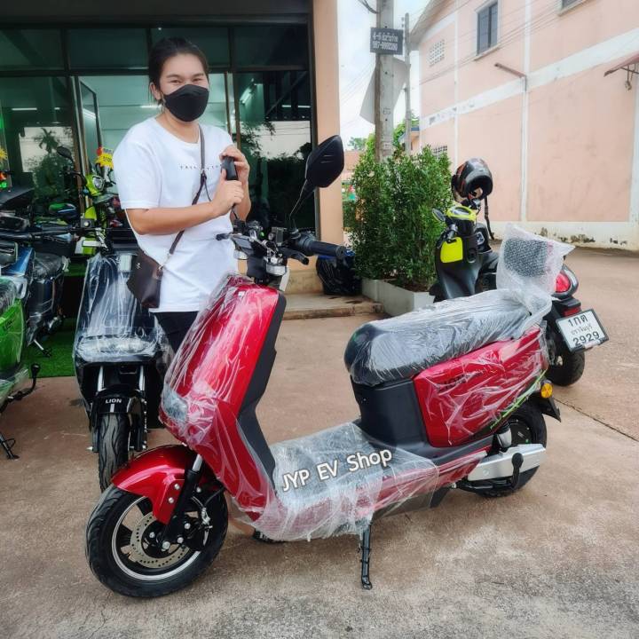 Lion Q1 มอเตอร์ไซค์ไฟฟ้า 1000 watt วิ่ง 70 km./hr. จดทะเบียนได้ รถไฟฟ้า ...