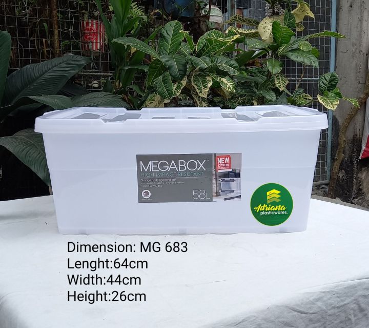 Megabox 58liters | Lazada PH