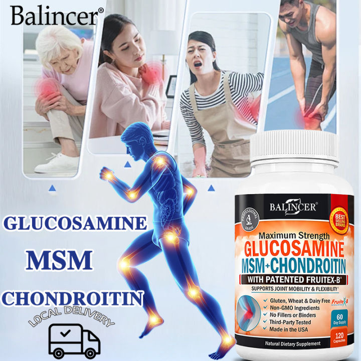 Glucosamine Chondroitin MSM Triple Joint Capsules เพื่อสนับสนุนการทำงาน ...